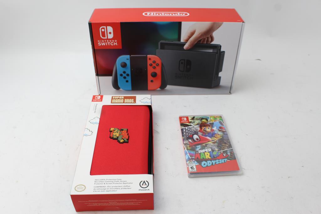 Nintendo Switch Video Game Console Super Mario Bundle | Property Room