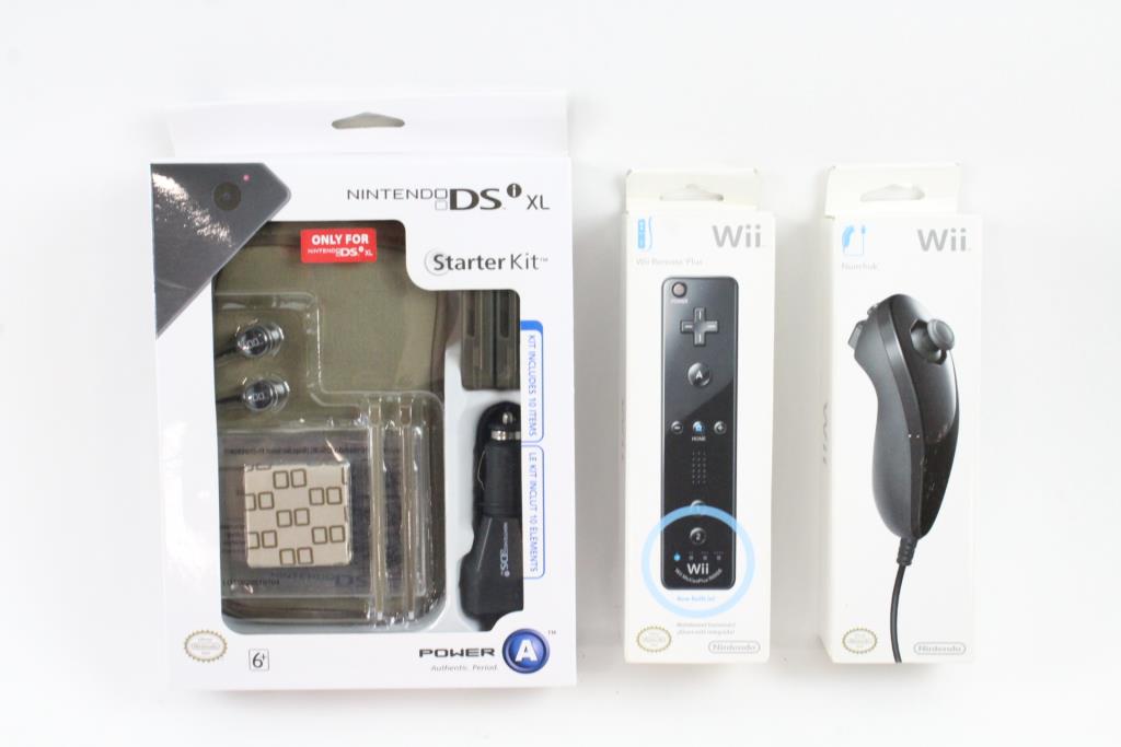 Nintendo Wii Controllers, Sony Playstation Controller And More, 5 ...