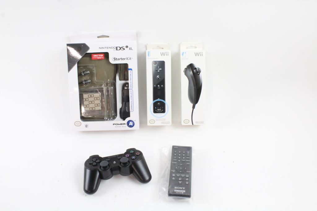 Nintendo Wii Controllers, Sony Playstation Controller And More, 5 ...