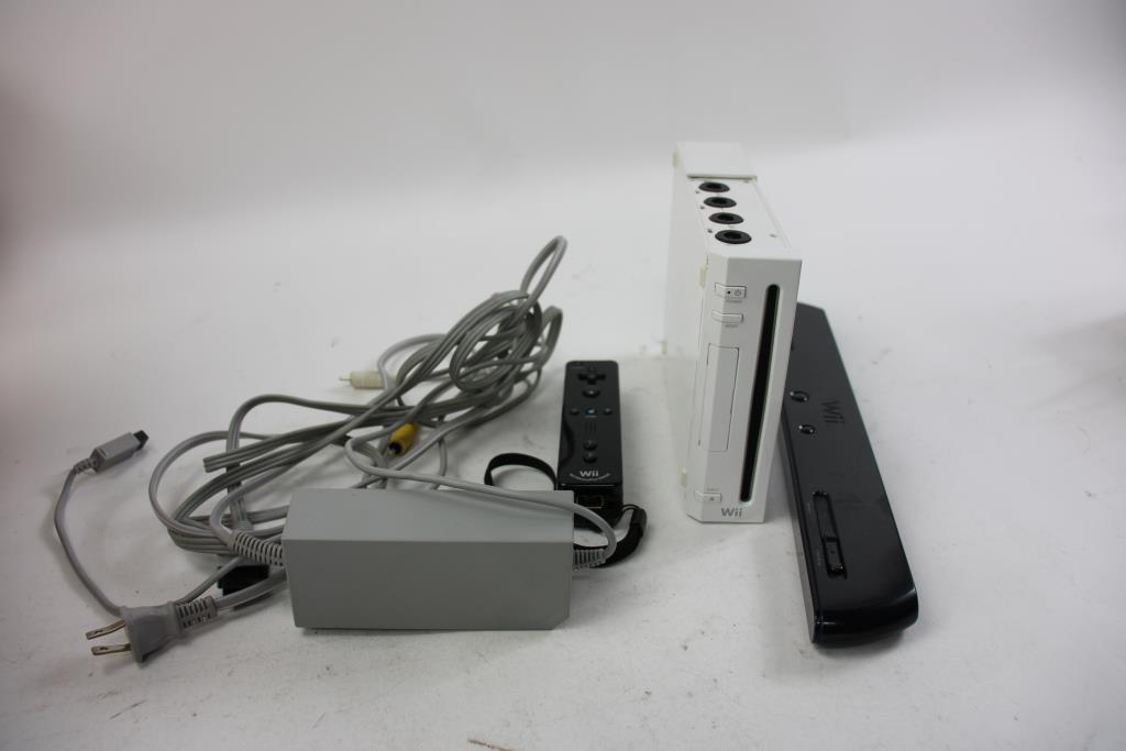 Nintendo Wii Game Console And Other Attachments, 3+ Pieces | Property Room