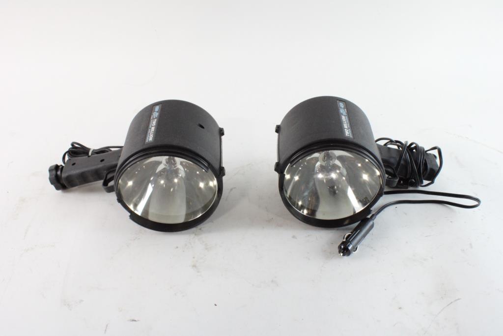 Nite Tracker Halogen Spotlights, 2 Pieces | Property Room