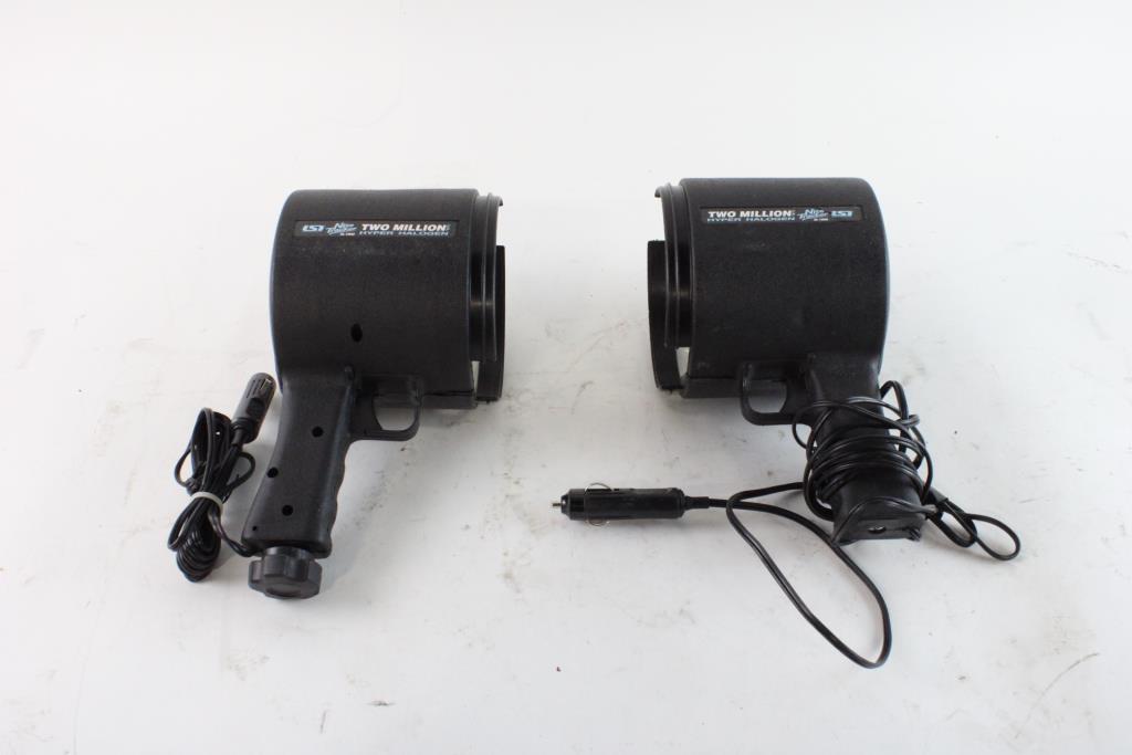 Nite Tracker Halogen Spotlights, 2 Pieces | Property Room