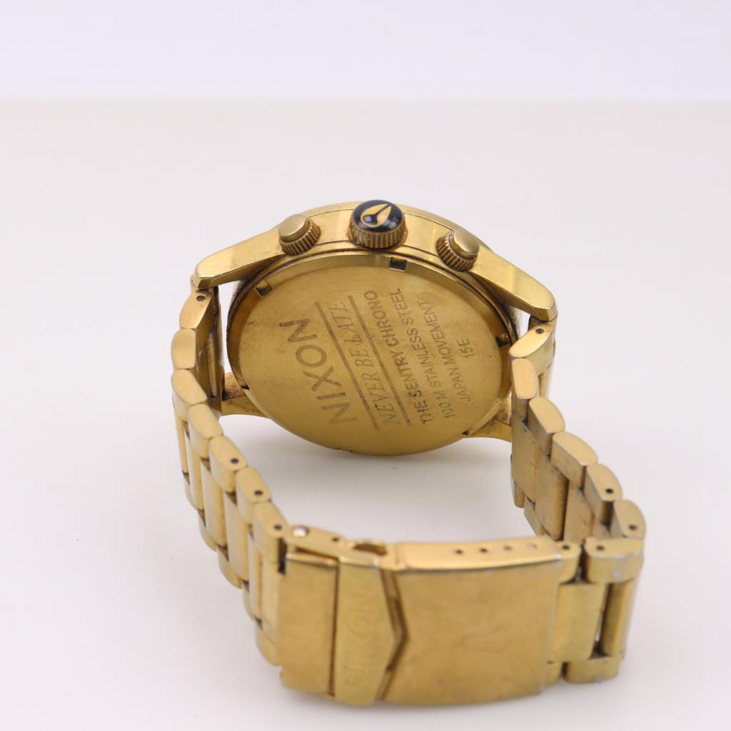 Nixon Sentry Blue Sunray Dial Watch | Property Room