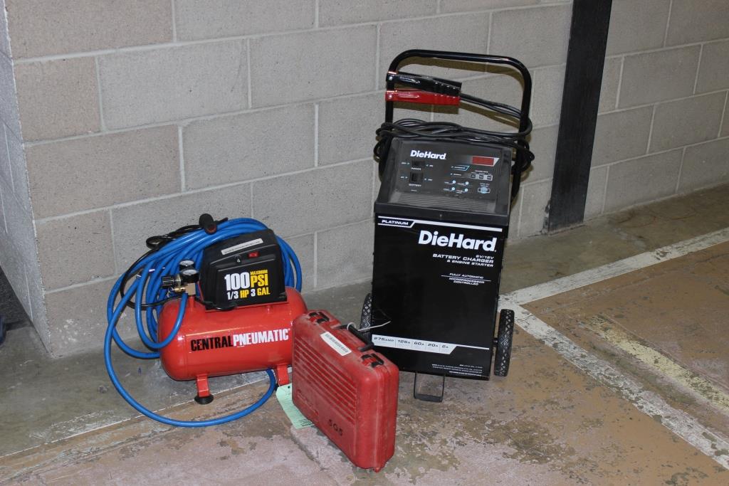 **No Shipping** Die Hard Charger, Central Air Compressor, & Jig Saw in ...