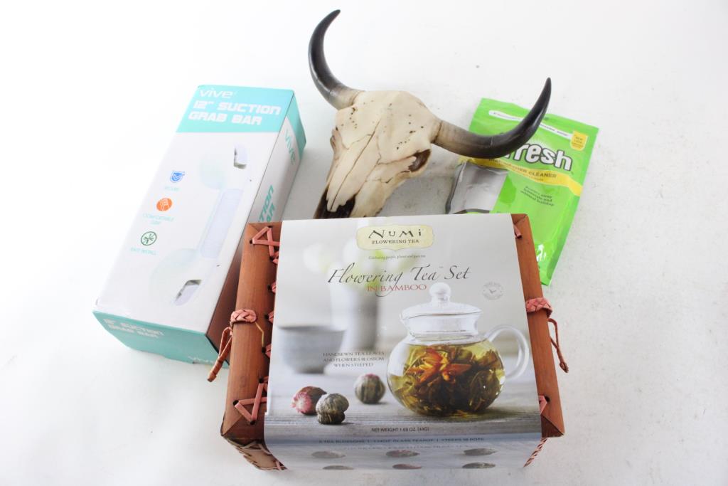 Numi Tea Set, Suction Grab Bar & More, 4 Pieces | Property Room