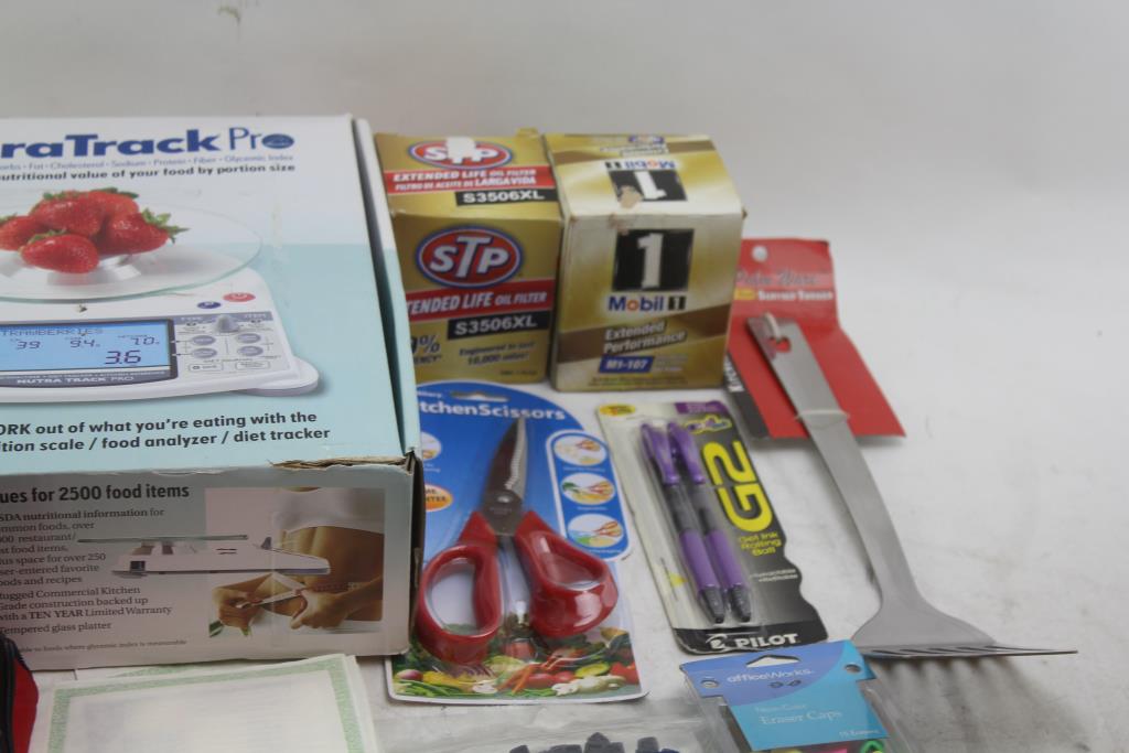 NutraTrack Pro Kitchen Scale, STP And Mobil Oil Filters, And More, 15 ...