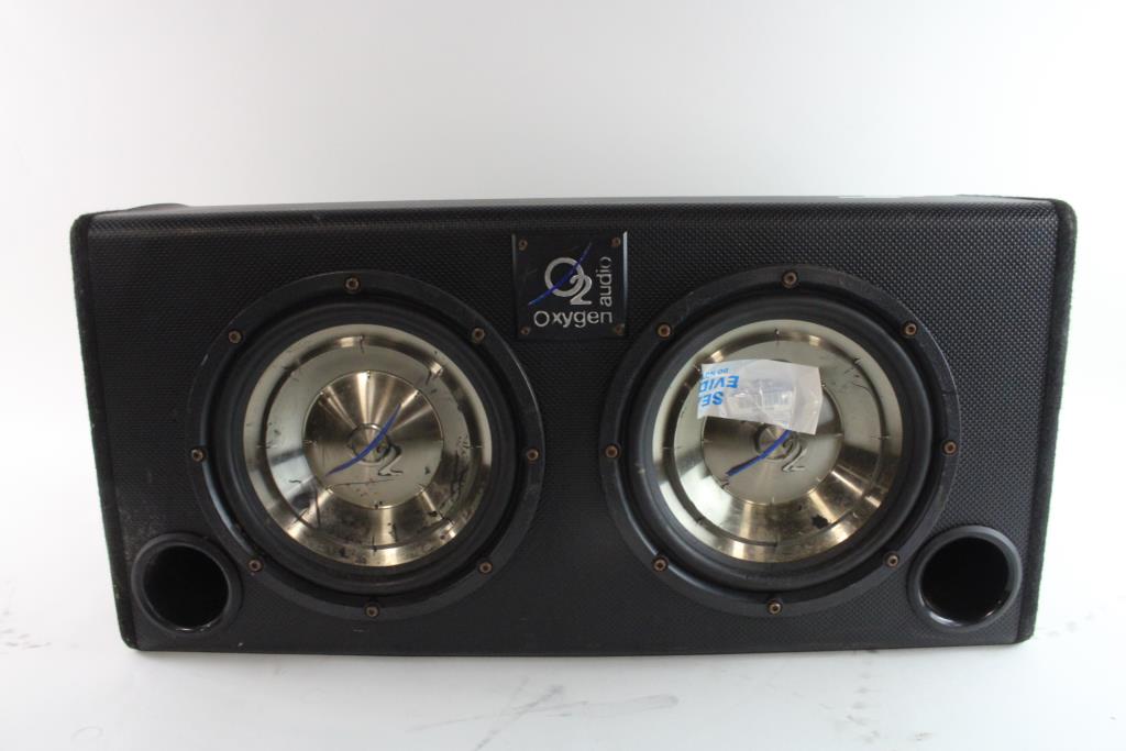 O2 Audio Subwoofers With Enclosure | Property Room