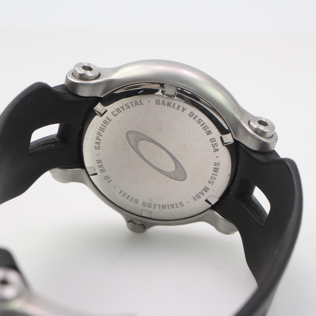 Oakley Stainless Steel Blue Dial Watch | Property Room