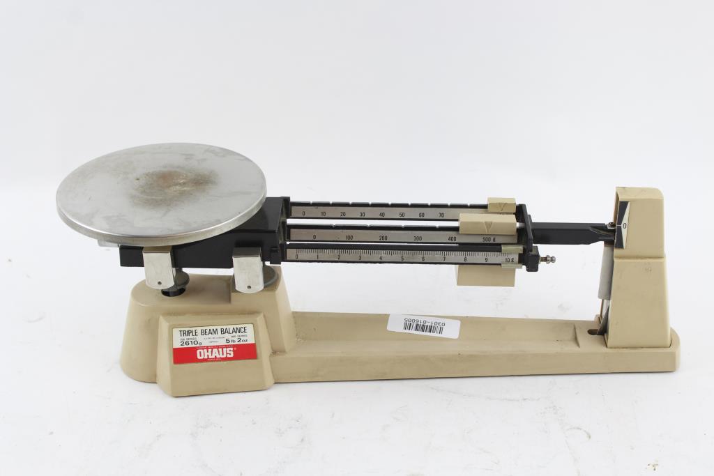 Ohaus Triple Beam Balance 2610 G Scale | Property Room