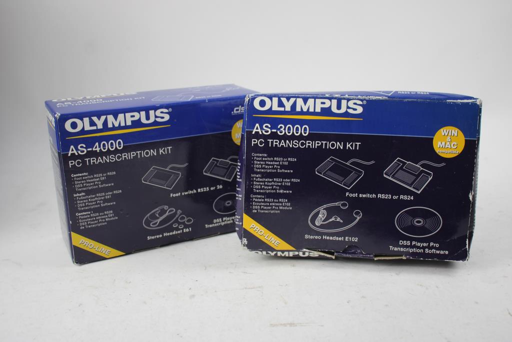 Olympus Transcription Kit, Listen Kit, Miniscope And More | Property Room