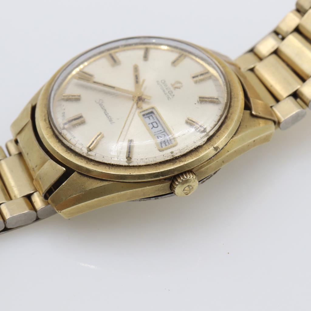 Omega 14kt Gold SeaMaster Watch-Evaluated By Our Certified Gemologist ...