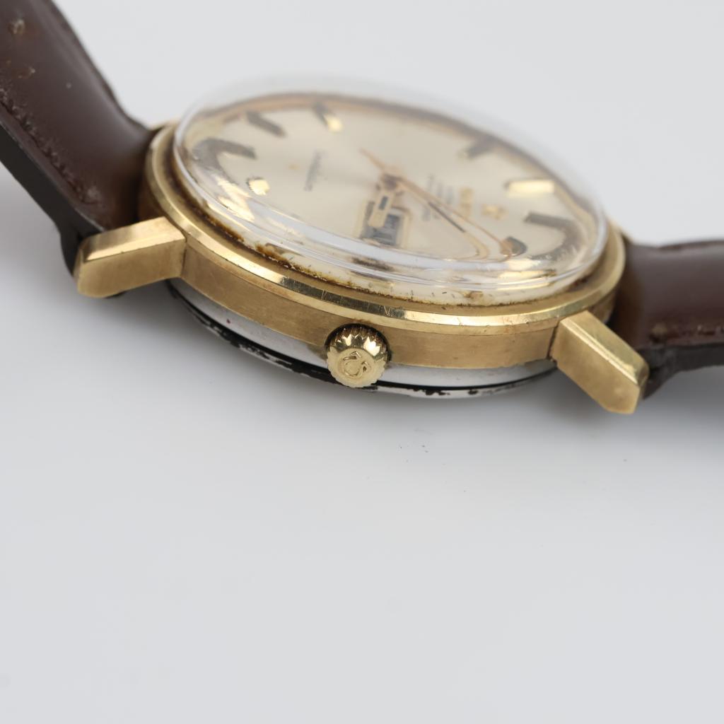 Omega Constellation 14kt Gold Accented Watch | Property Room