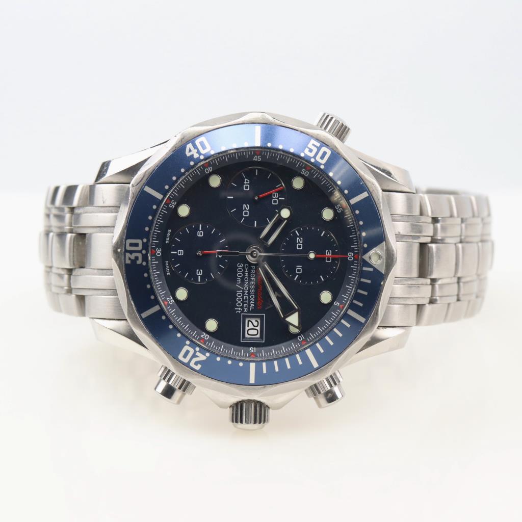 Omega Seamaster Professional Chronometer 300m Watch-Evaluated By Our Certified Gemologist-AGS ...