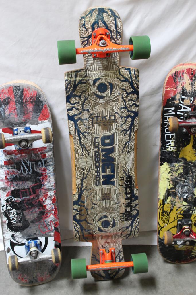 Omen, Royal, Phantom Skateboards 3 Pieces | Property Room