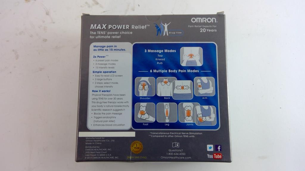 Omron ElectroTherapy MAX Power Relief | Property Room