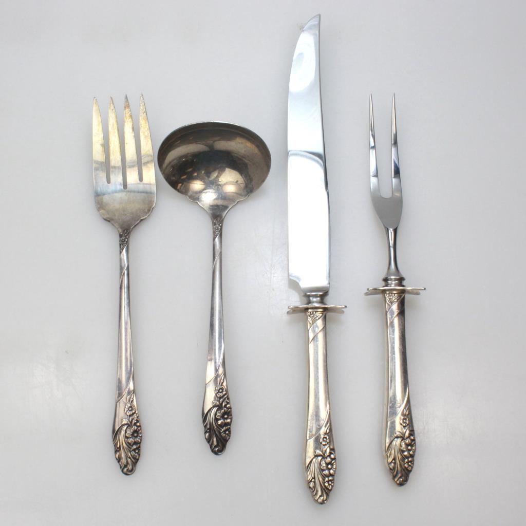 Oneida Vintage 1950s Community Plate Evening Star Pattern Servingware ...