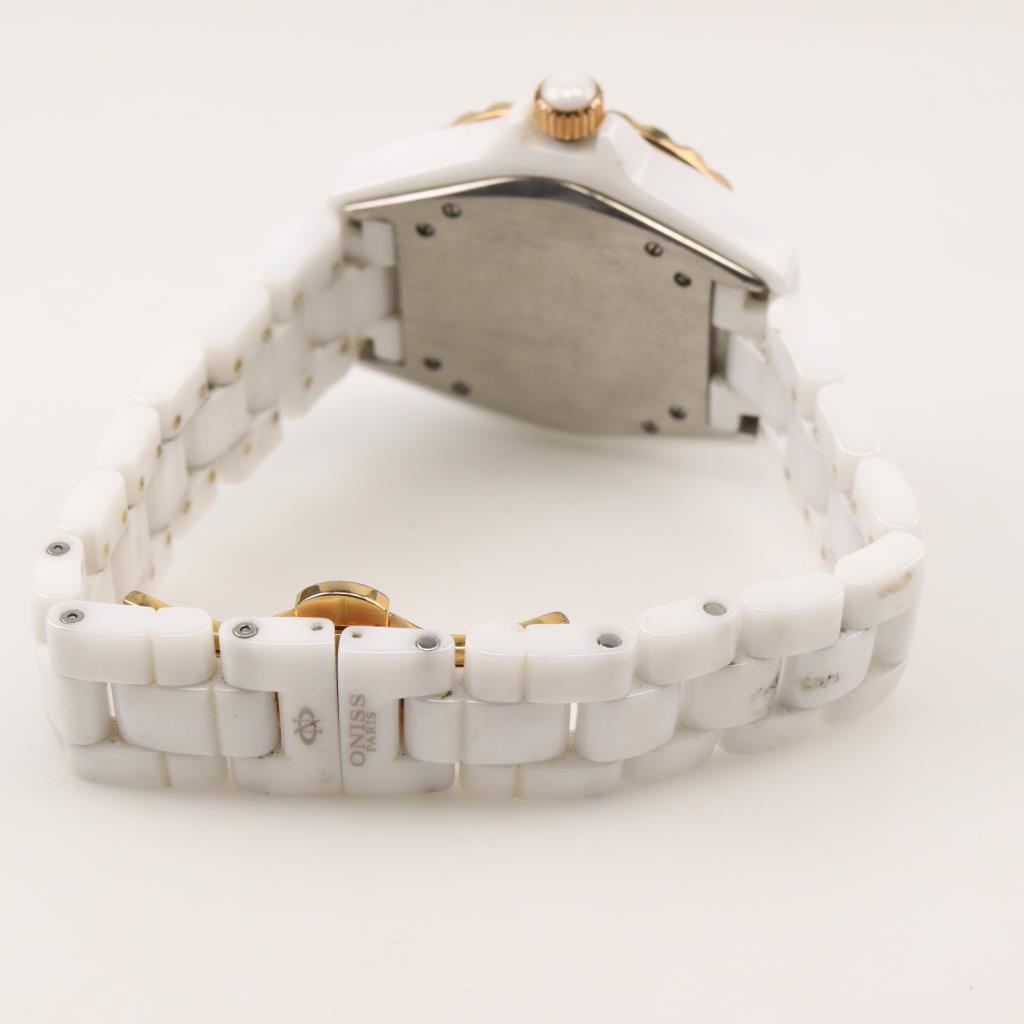 Oniss Ceramic Diamond Accent Watch | Property Room