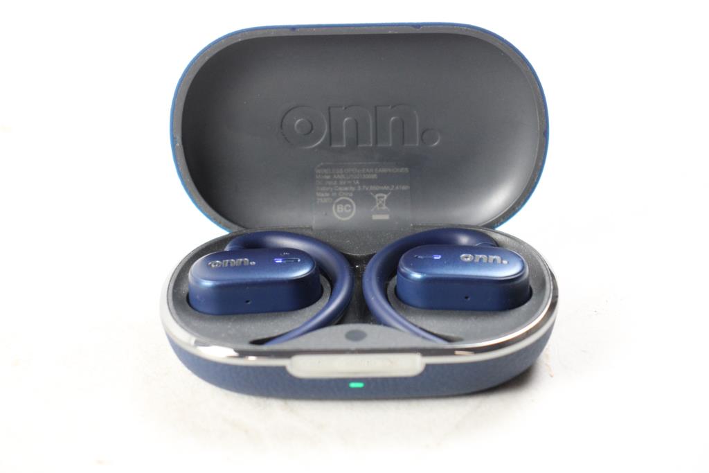 Onn. Bluetooth Wireless Earbuds With Charging Case | Property Room