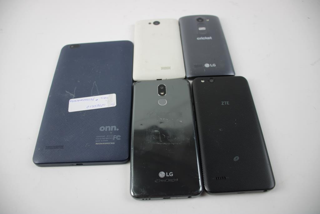 Onn. Surf Tablet, LG Smartphones, And More, 5+ Pieces | Property Room