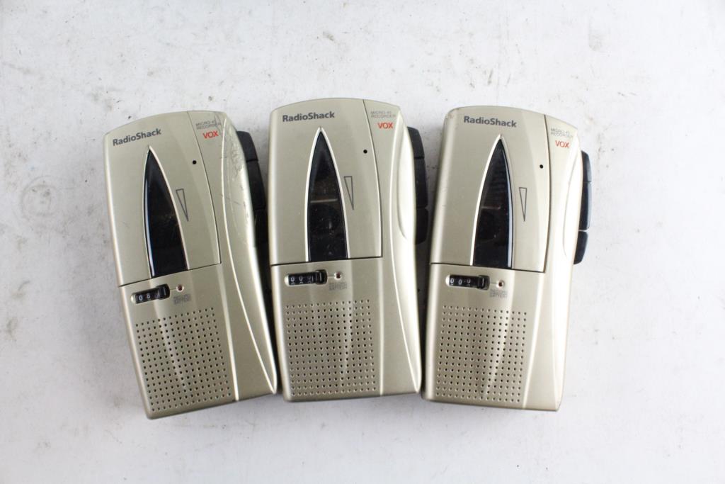 Optimus And RadioShack Microcassette Recorders, 12 Pieces | Property Room