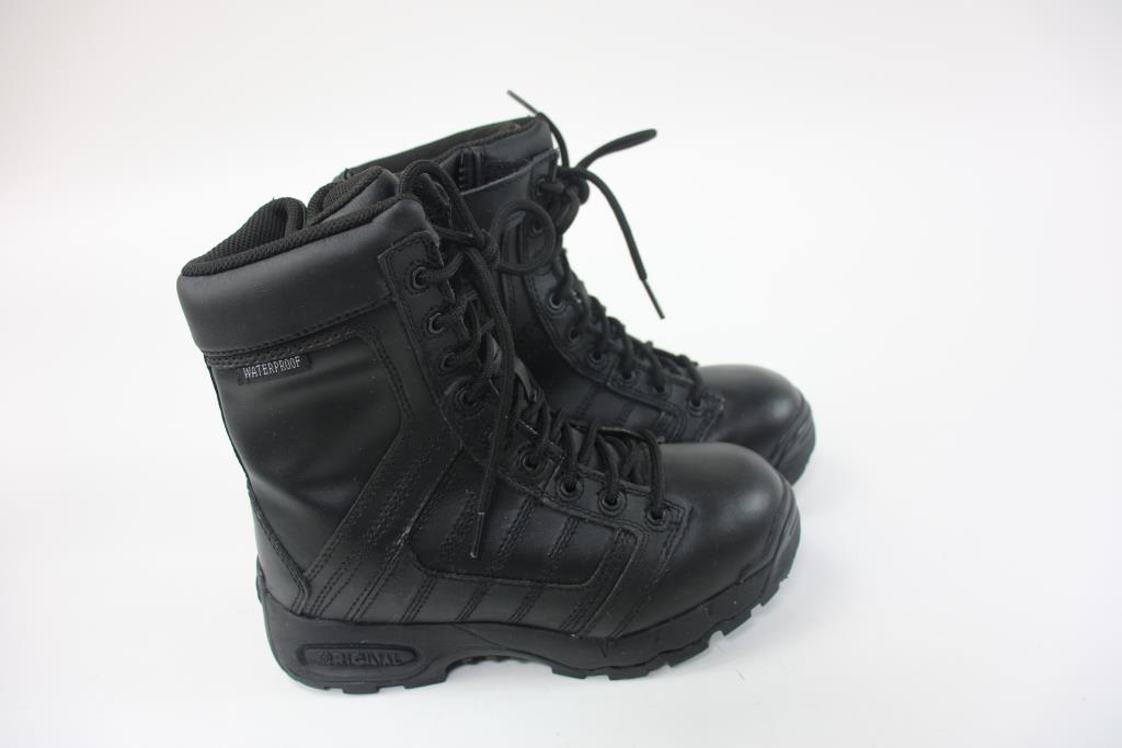 Original Swat All Leather Tactical Boots, Size 4 | Property Room