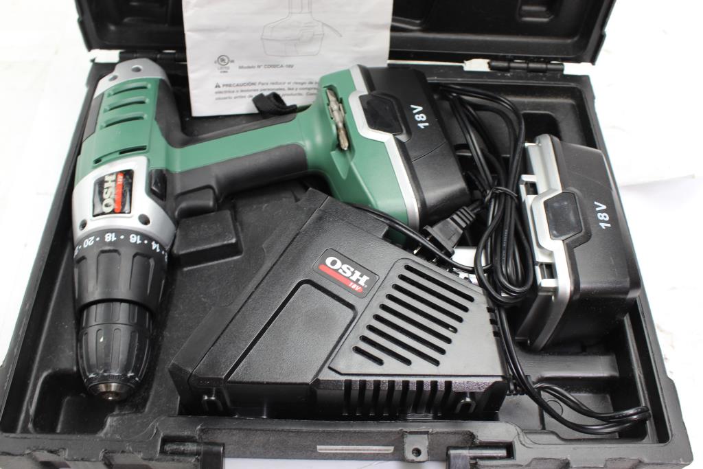Osh 18v Cordless Drill/ Driver | Property Room