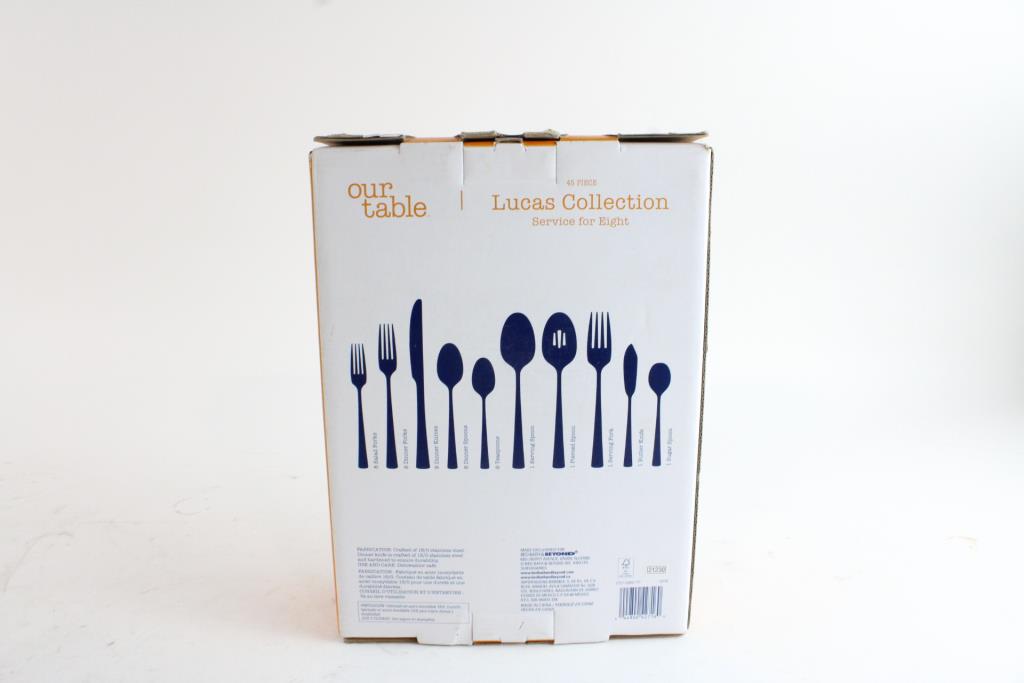 Our Table 45 Piece Lucas Collection Flatware | Property Room
