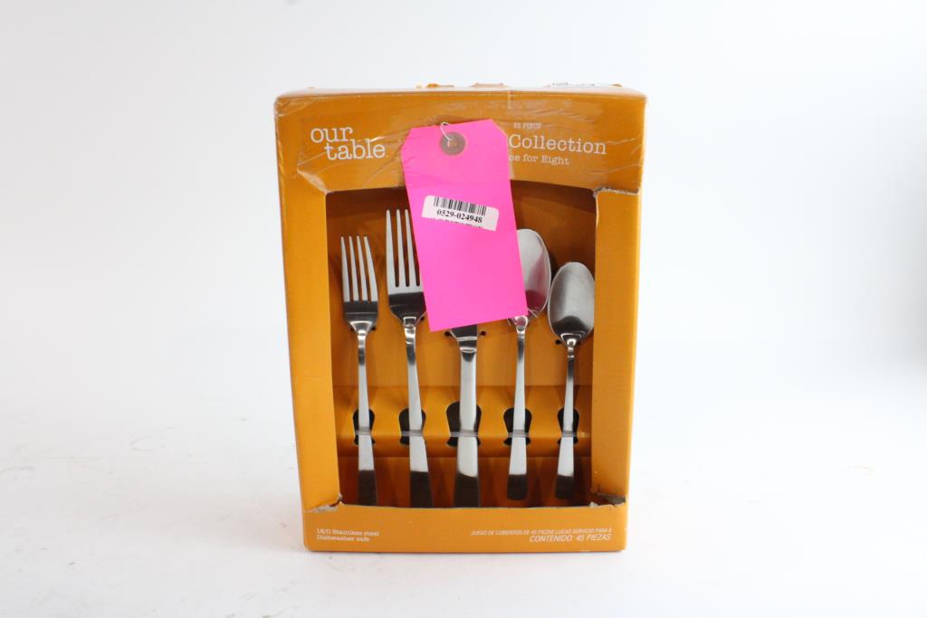 Our Table 45 Piece Lucas Collection Flatware | Property Room