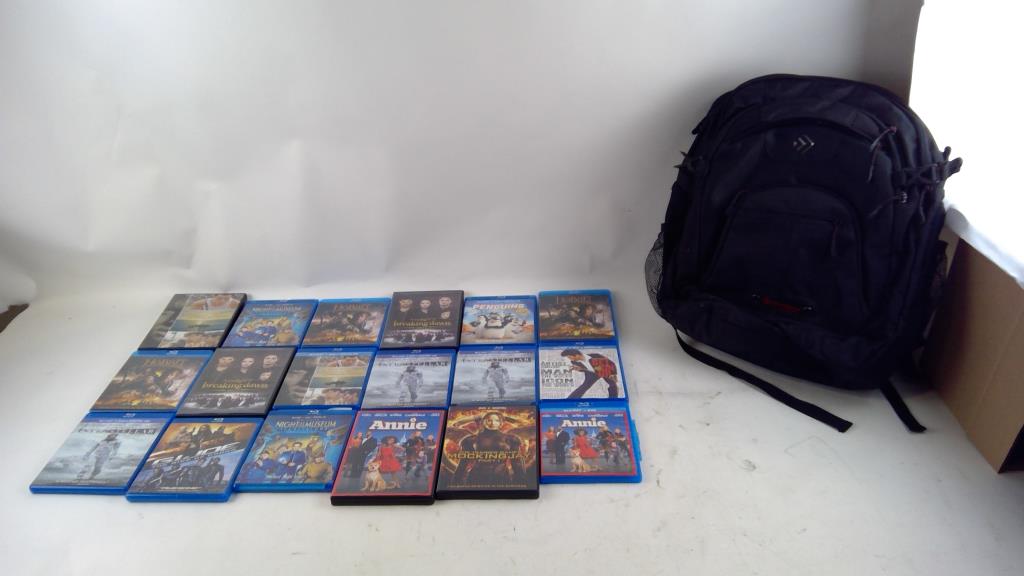 Outdoor Products Backpack With DVD And Blueray Movies, 10+ Pieces ...