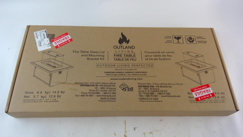 Outland Living Fire Table Glass Lid | Property Room