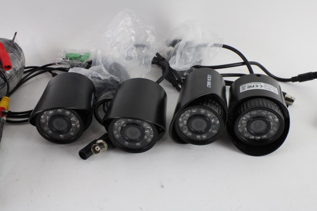 OWSOO 4 Camera Set With Wires And Adapters | Property Room