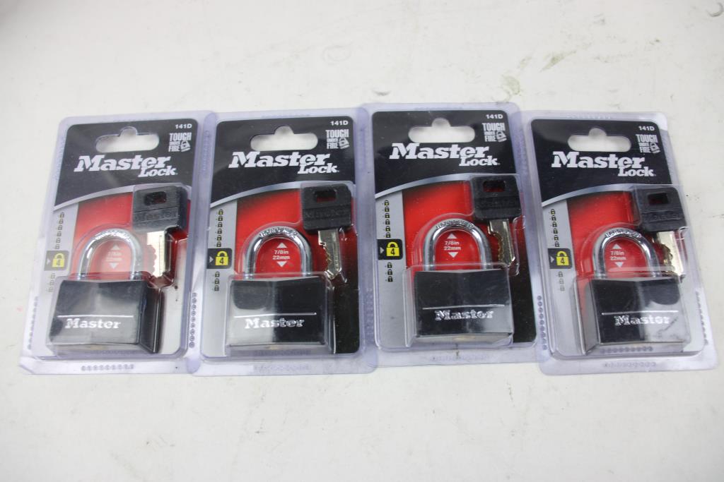 Oxi Clean Odor Blasters4 Bags, Master Lock 4 Pieces | Property Room