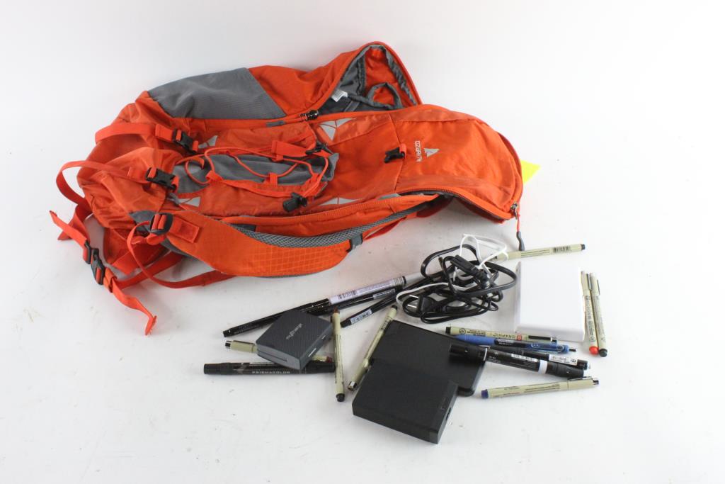 Ozark Trail Backpack With Anker Portable Charger And More, 10+ Pieces ...