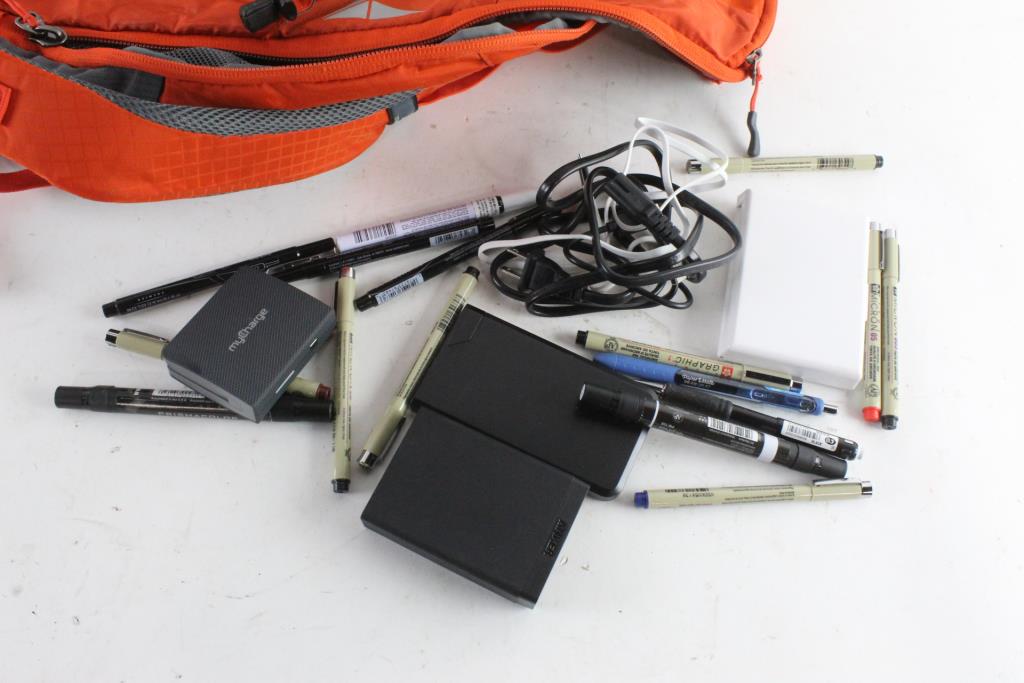 Ozark Trail Backpack With Anker Portable Charger And More, 10+ Pieces ...