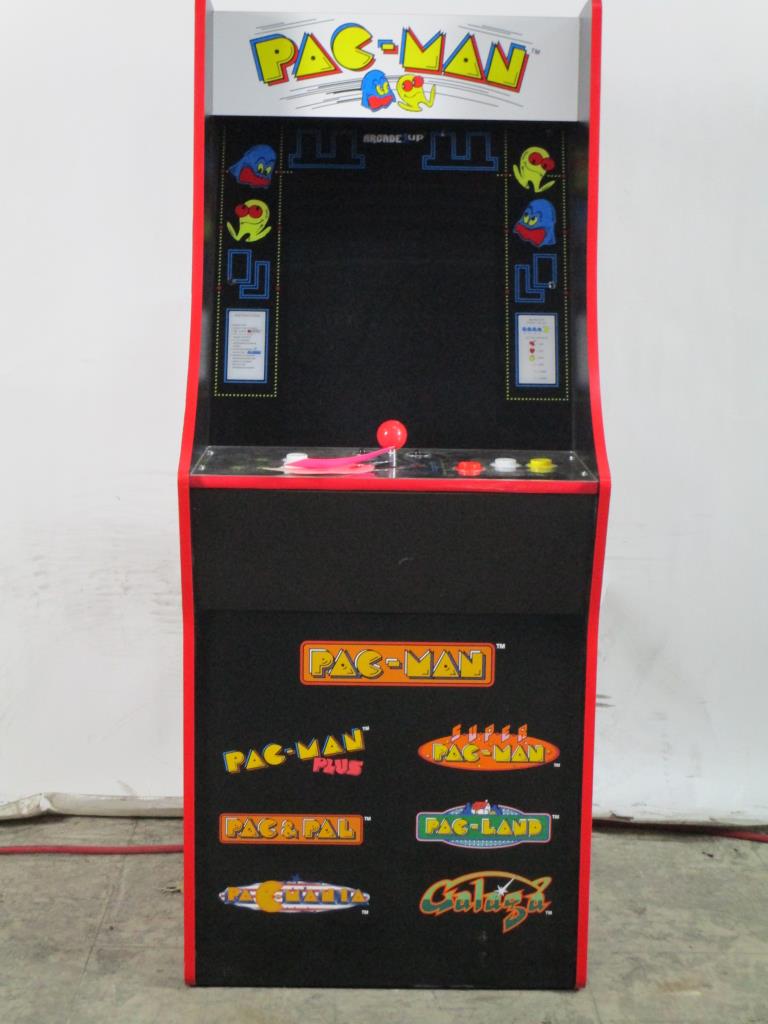 Pac-man Standing Arcade Game W / Stool | Property Room