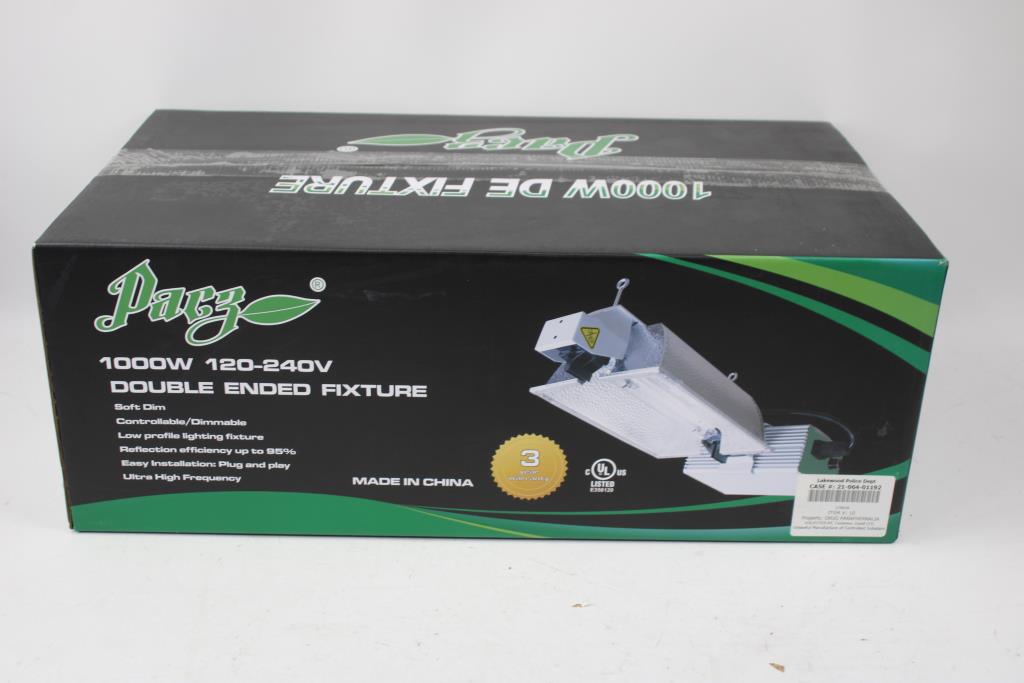 Pacz - 1000W 120-240V Open Double Ended Fixture | Property Room