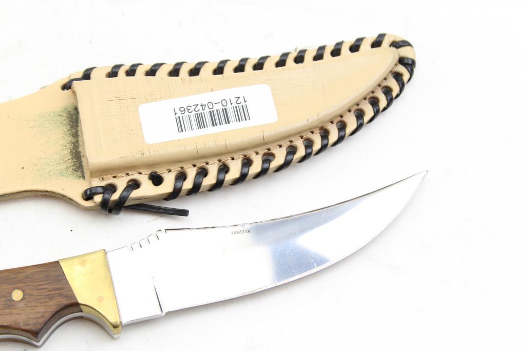 Pakistan Fixed Blade Knife And Sheath | Property Room