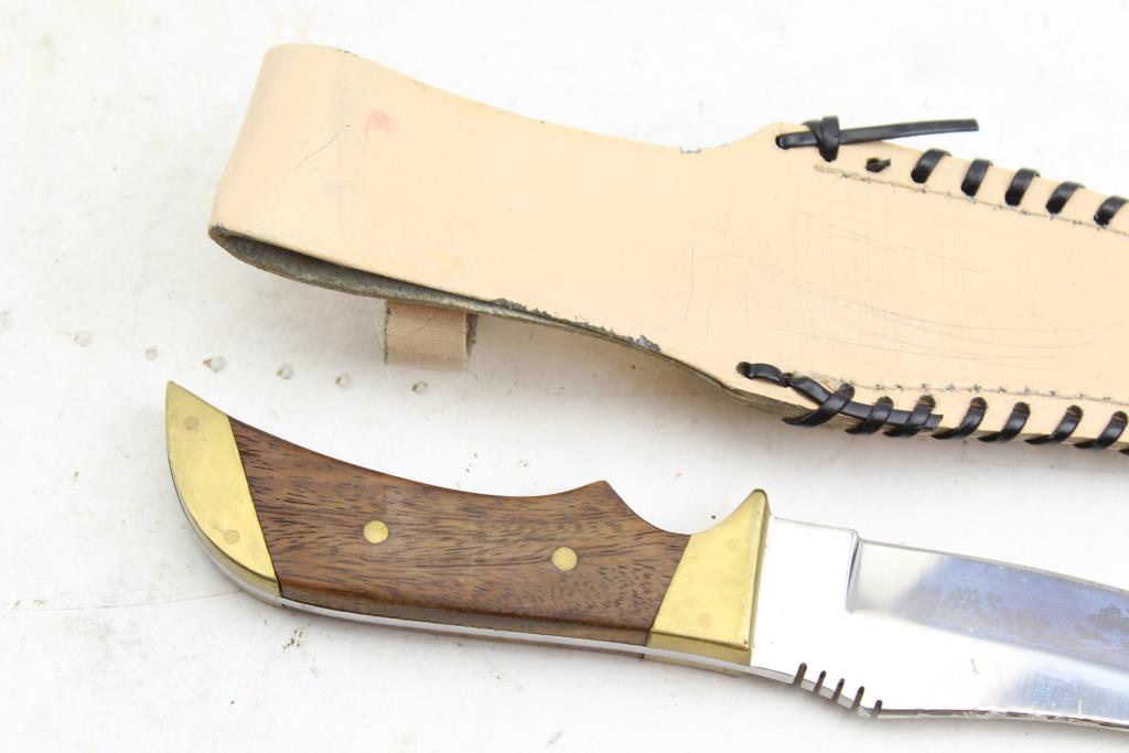 Pakistan Fixed Blade Knife And Sheath | Property Room