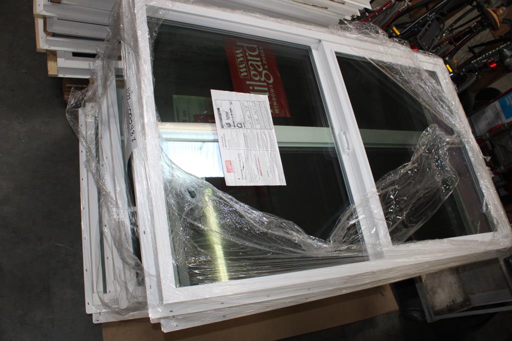 Pallet Of 11 Windows - Horizontal Slider - White, 38.25x48in | Property ...