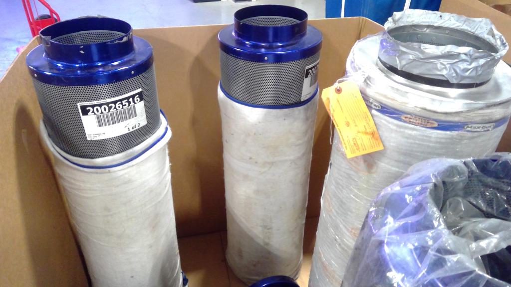 Pallet Of Active Air Filters, 5 Pieces | Property Room