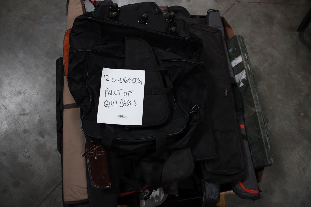 Pallet Of Assorted Gun Cases | Property Room