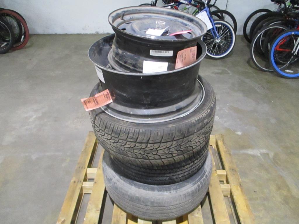 Pallet Of Assorted Tires And Rims | Property Room