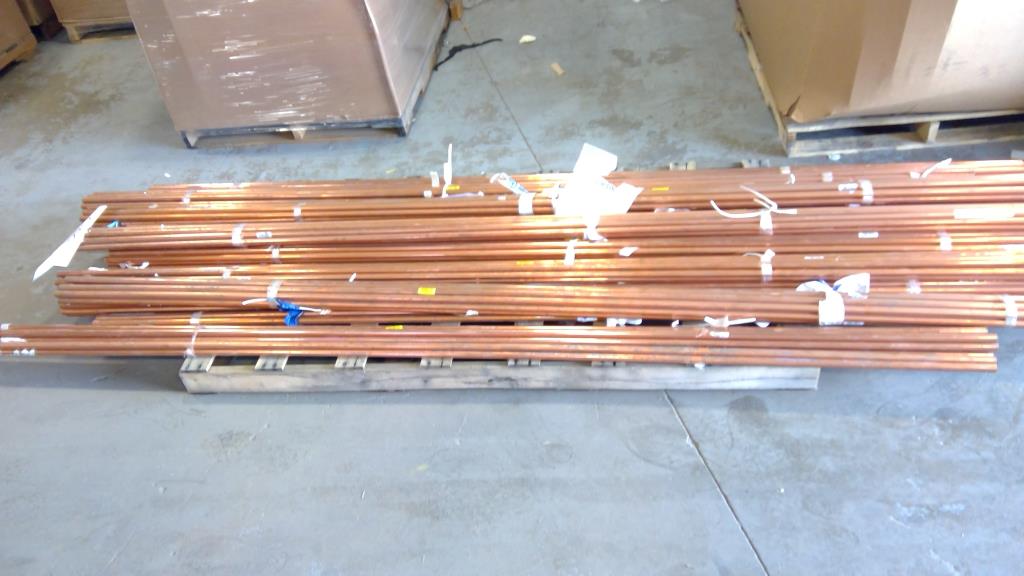 Pallet Of Copper Pipe, 30+ Pieces | Property Room