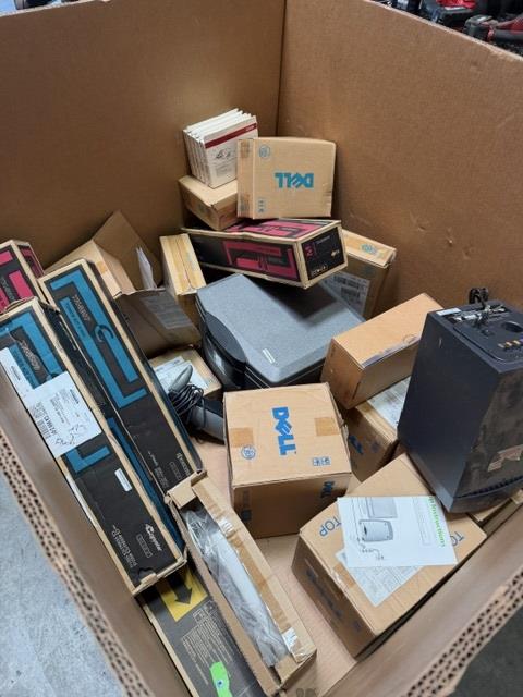 Pallet Of Dell Computer Speakers, Toner And More | Property Room