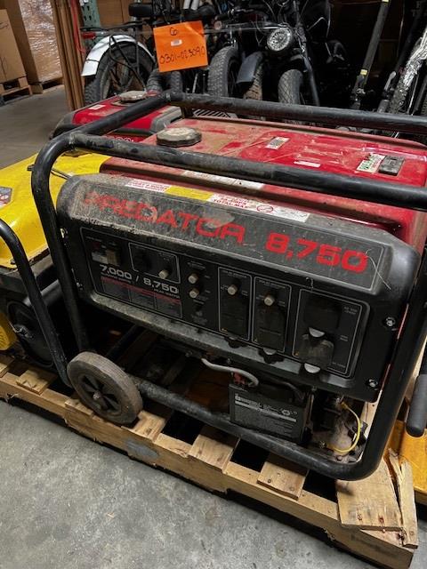 Pallet Of Gas Powered Generators | Property Room