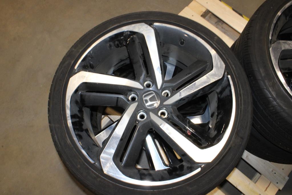 Pallet Of Honda Rims With Goodyear Tires, 4 Pieces | Property Room
