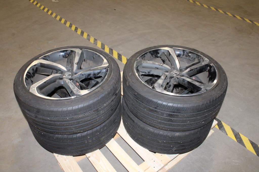Pallet Of Honda Rims With Goodyear Tires, 4 Pieces | Property Room