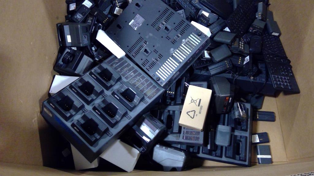Pallet Of Keyboards And Radios, 20+ Pieces | Property Room