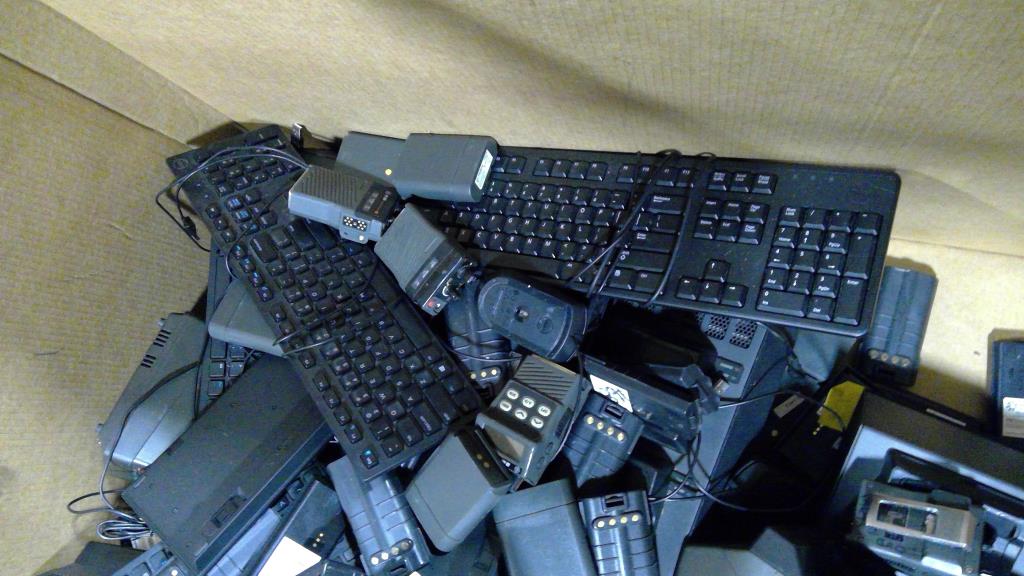 Pallet Of Keyboards And Radios, 20+ Pieces | Property Room