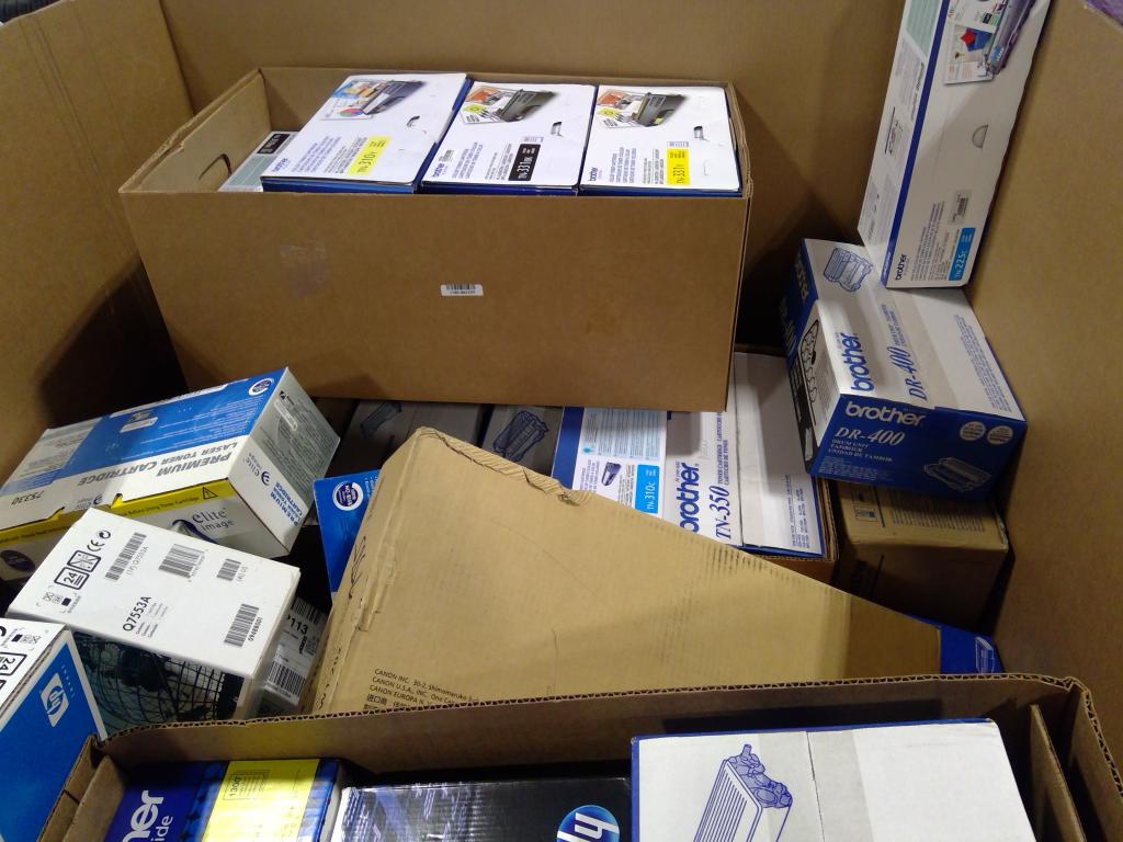 Pallet Of Printer Ink / Toner 10+ Pieces | Property Room